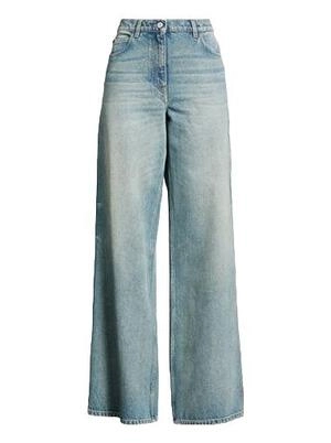 COURREGES Cotton Denim Jeans - Blue