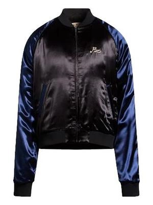 Marni Bright Viscose Bomber Jacket - Blue