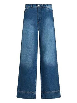 Officine Générale Flared Jeans In Denim - Blue