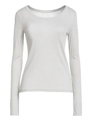 Majestic Filatures Viscose Long Sleeve T-shirt - Light Grey