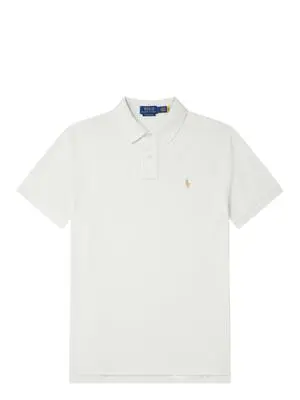 Polo Ralph Lauren Polo Ralph Lauren - Cotton-Piqué Polo Shirt - Men - Neutrals - XS Cream
