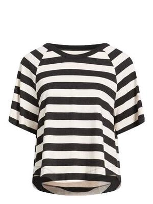 MAJESTIC FILATURES MAJESTIC FILATURES Striped Organic Cotton T-shirt