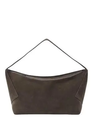 Studio Nicholson Hagu Suede Shoulder Bag - Brown
