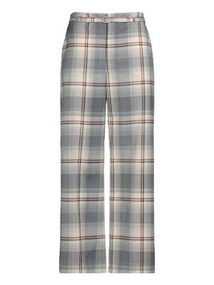 Marni Wide-leg Tartan Pants - Grey