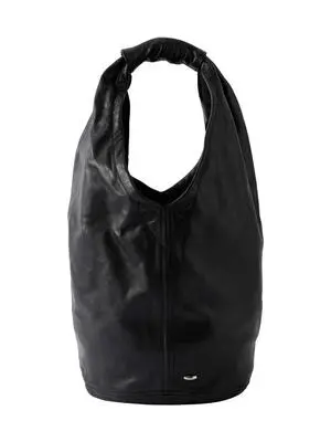 Our Legacy Fofo Drip Leather Tote - Black