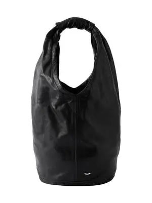 Our Legacy Fofo Drip Leather Tote - Black