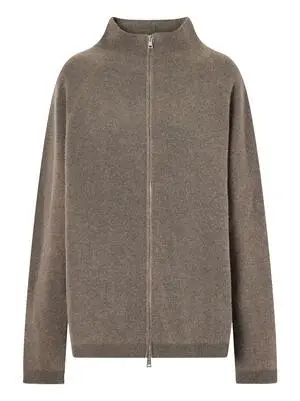 Our Legacy Dash Merino Wool Zip-up Cardigan - Beige