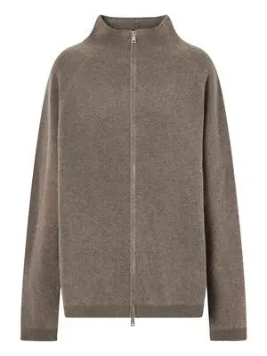 Our Legacy Dash Merino Wool Zip-up Cardigan - Neutrals