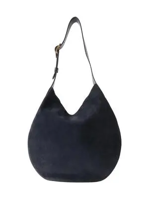 NILI LOTAN Jagger Suede Shoulder Bag - Blue