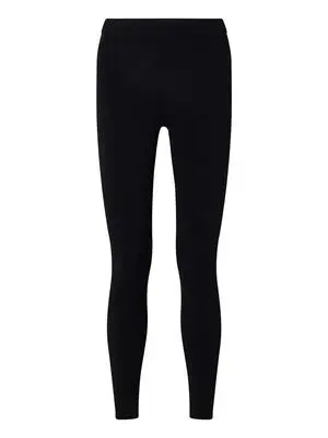 Balenciaga Stretch-jersey Leggings - Black