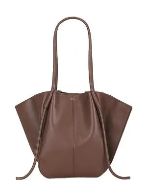 Jw Pei Nala Wide Tote Bag - Deep Brown