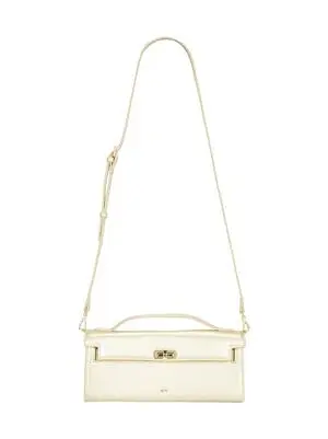 Jw Pei Metallic Structured Top Handle Bag - Gold