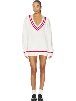 ALL THE WAYS Varley Varsity Sweater - Cream