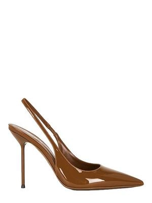 Paris Texas Lidia Slingback Stiletto Pumps - Coffee