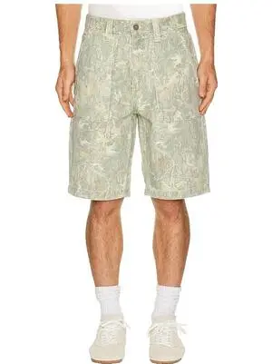 Guess Canvas Utility Carpenter Shorts - Camo
