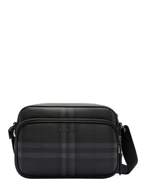 Burberry City Check Pocket Cross-body Bag - Grey
