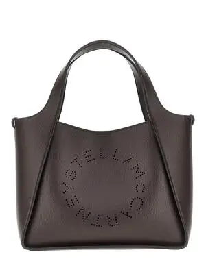 Stella McCartney Grained Vegan Leather Stella Logo Bag - Brown