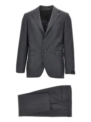 Tagliatore Virgin Wool Two-pieces Tailored Suit - Grey