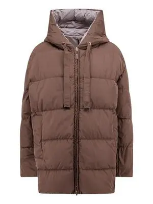Max Mara Reversible Down Jacket - Brown