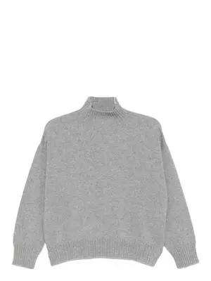 D.exterior High-neck Cashmere Sweater - Gray