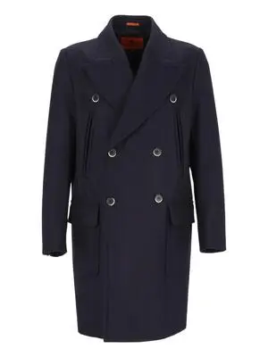 Barena Venezia Navale Double-breasted Coat - Blue