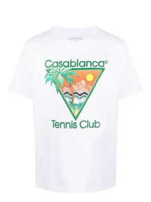 Casablanca Logo-print Short-sleeve T-shirt - No