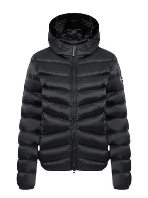 COLMAR Hooded Quilted Jacket - Black