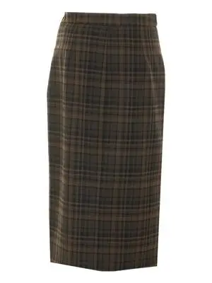 ANIYE BY Aniye By Noa Checked Midi Skirt
