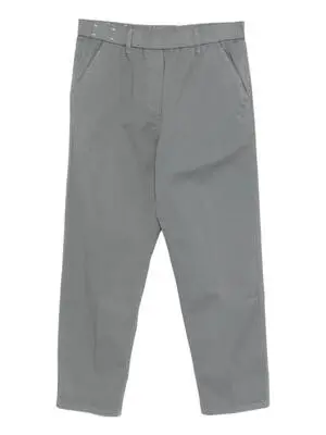 ALYSI Elasticated Waistband Trousers - Grey