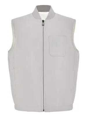 Canali Reversible Vest - Grey
