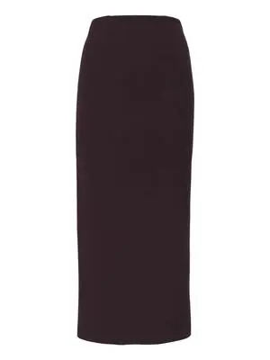 Roland Mouret Crêpe Pencil Skirt - Brown