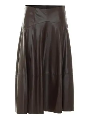 Liu Jo High Waist Maxi Skirt - Brown