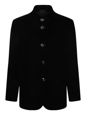 Giorgio Armani Stand Collar Jacket - Blue
