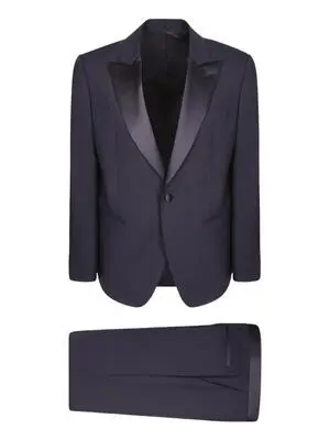LARDINI Long-sleeved Blazer And Trousers Set
