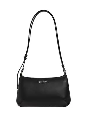 Palm Angels Zippered Shoulder Bag - Black
