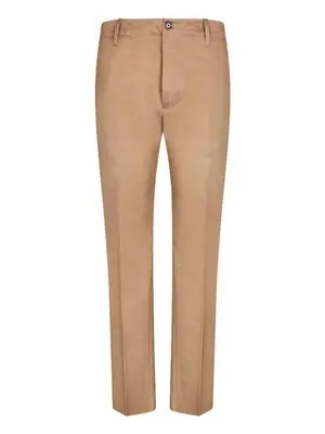 LARDINI Casual Trousers With Belt Loops - Nude
