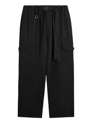 Y3 Wool Utility Pants - Black