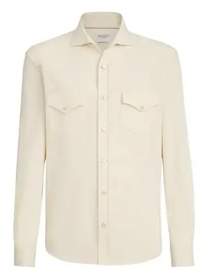 Brunello Cucinelli Long-sleeved Shirt - Ginger