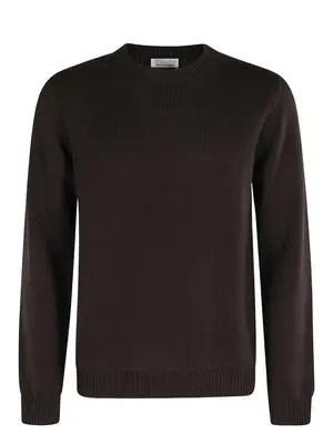 ROBERTO COLLINA Crew Neck Long-sleeved Sweater - No