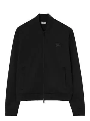 Burberry Zip-up Long-sleeved Jacket - Black