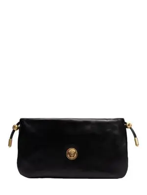 Versace Medusa Logo Shoulder Bag - Black