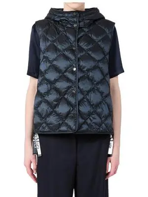Max Mara Max Mara Quilted Hooded Vest No