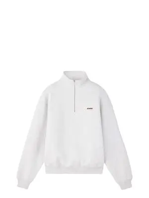 Jacquemus Zippered High-neck Sweatshirt - Grey