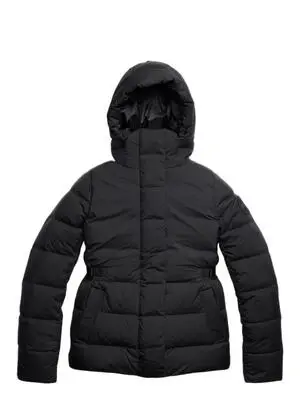 Canada Goose Lyndale Quilted Hooded Puffer Jacket - Black