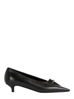TOTEME Pierced Nappa Pumps - Black