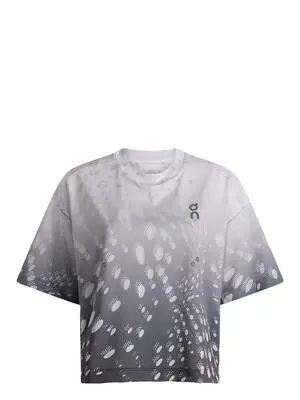 On Performance Volt-T Graphic Print T-Shirt Espresso