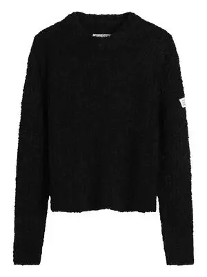 MAISON MARGIELA MM6 Maison Margiela Textured Rib Knit Jumper Black