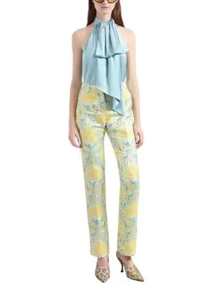 NINA RICCI Nina Ricci Floral Jacquard Straight-Leg Trousers