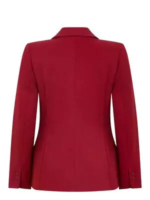 Alberta Ferretti Single-breasted Blazer - Red