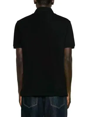 Etro Pegaso-embroidered Polo Shirt - Black